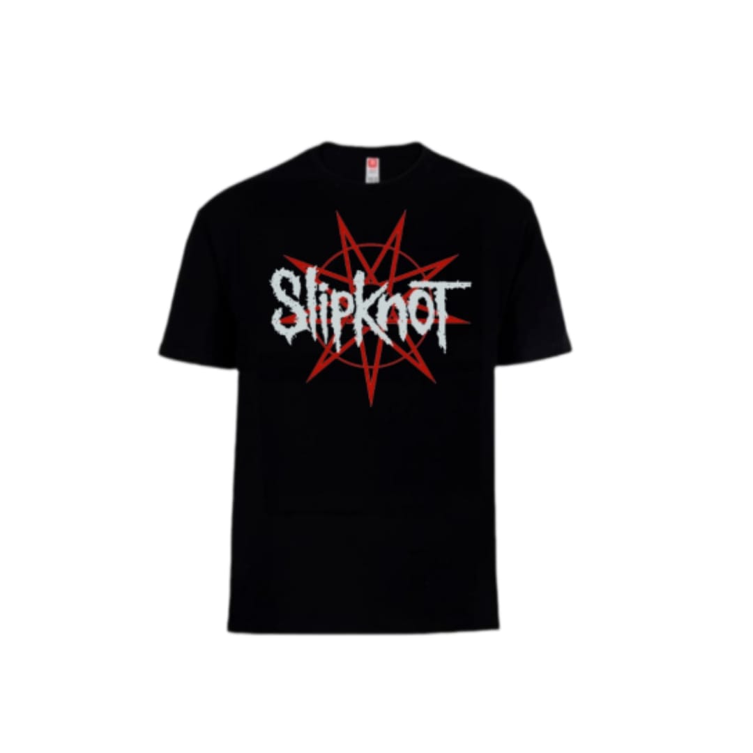 Polera Slipknot (negra) – Poleras de Rock